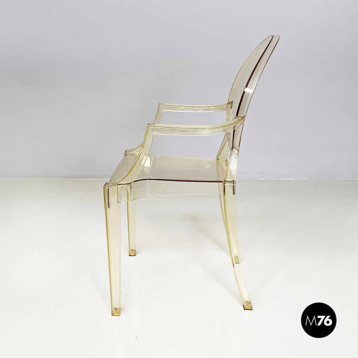 Ghost chair with gold legs store